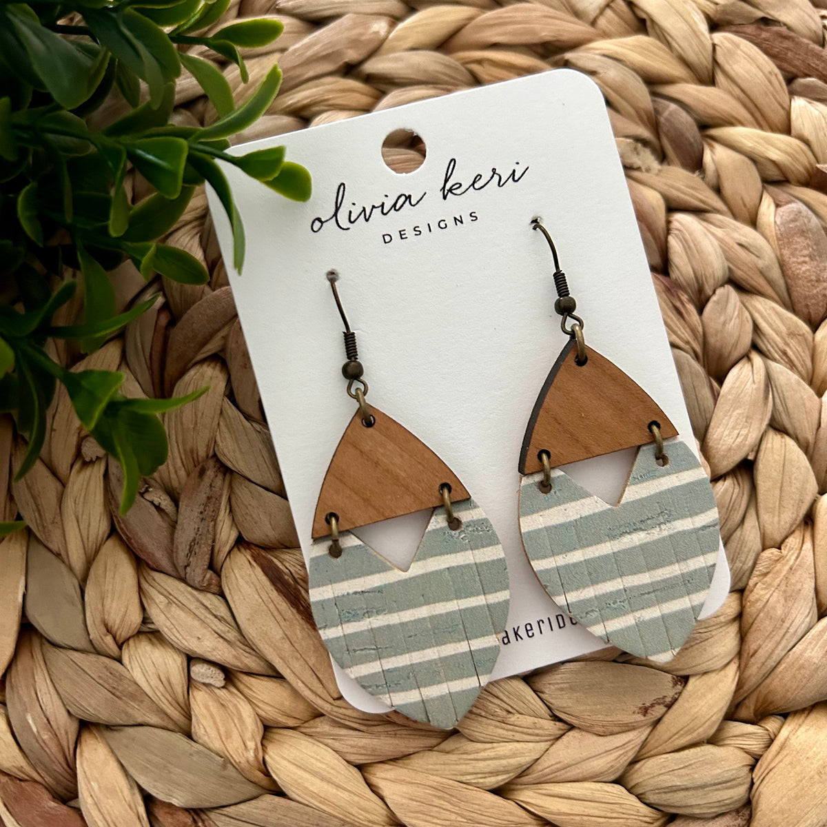 Josie - Sage Stripes – Olivia Keri Designs