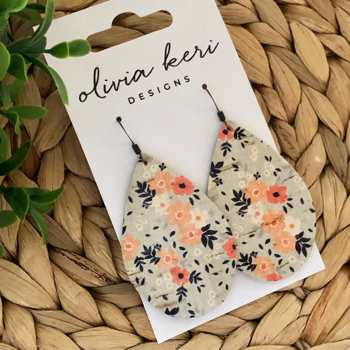 Brittany - Grey Fall Floral – Olivia Keri Designs