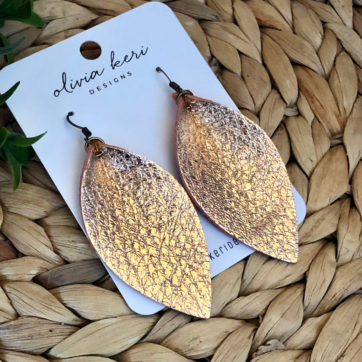 Brooklyn - Shiny Rose Gold – Olivia Keri Designs